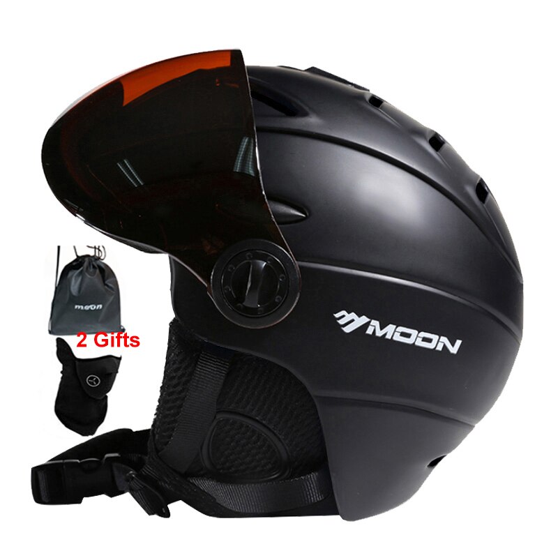 MOON Half-covered CE Ski Helmet Integrally-molded ... – Grandado