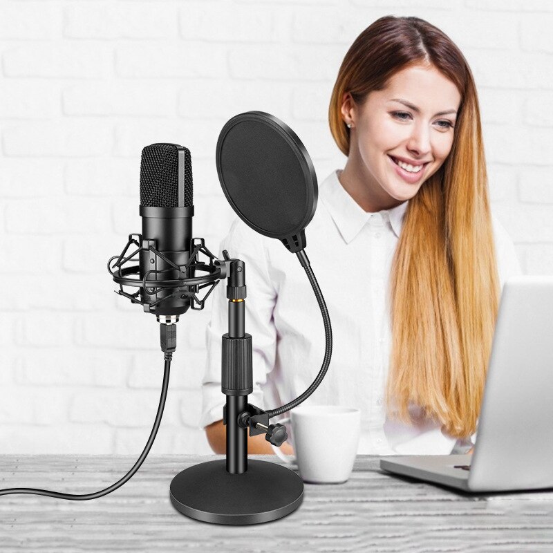 USB Microphone Desktop Stand Set, 192KHZ/24BIT Hig... – Grandado