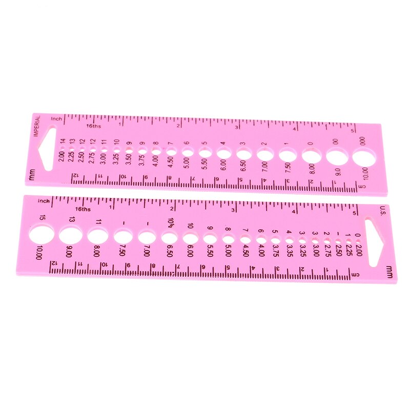 2pcs All In One Measure Ruler For Knitting Needles... – Grandado