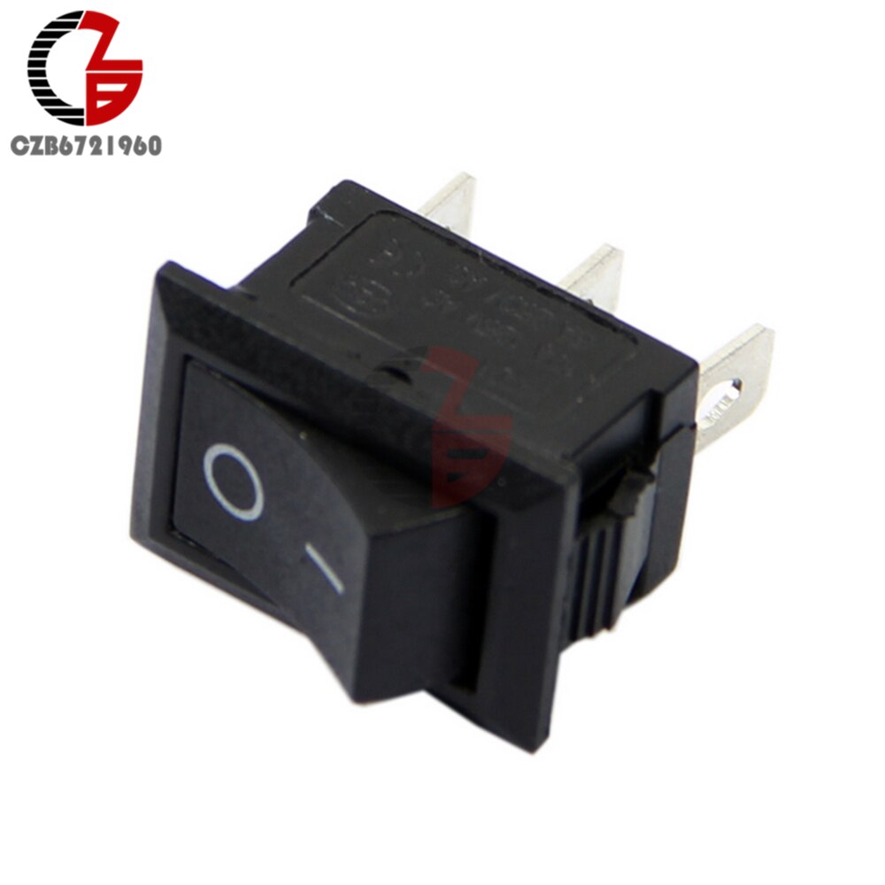 5PCS AC 6A/250V 10A/125V 3 Pin Terminal Snap-in On... – Vicedeal