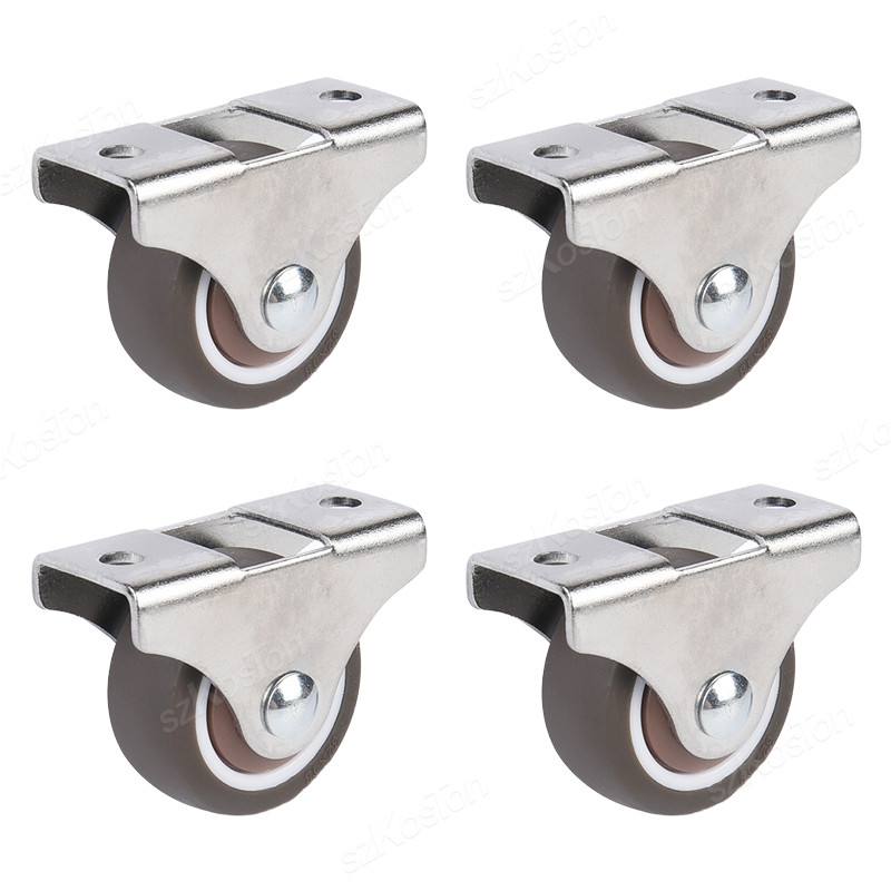 4- pack mini fasta länkhjul 1 tum tysta små hjul t... – Vicedeal