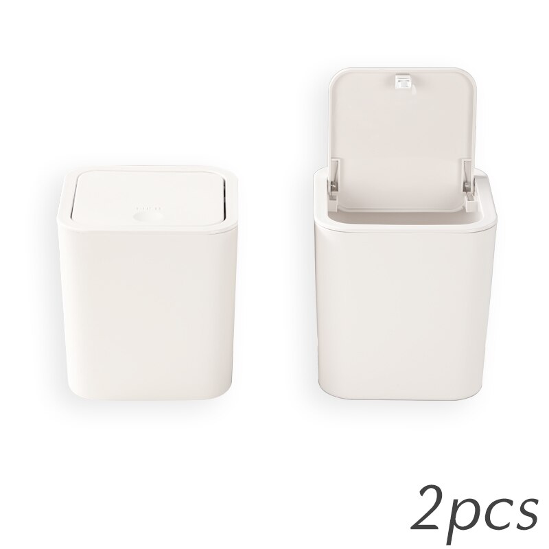 2pcs Mini Small Waste Bins Desktop Garbage Basket ... – Vicedeal