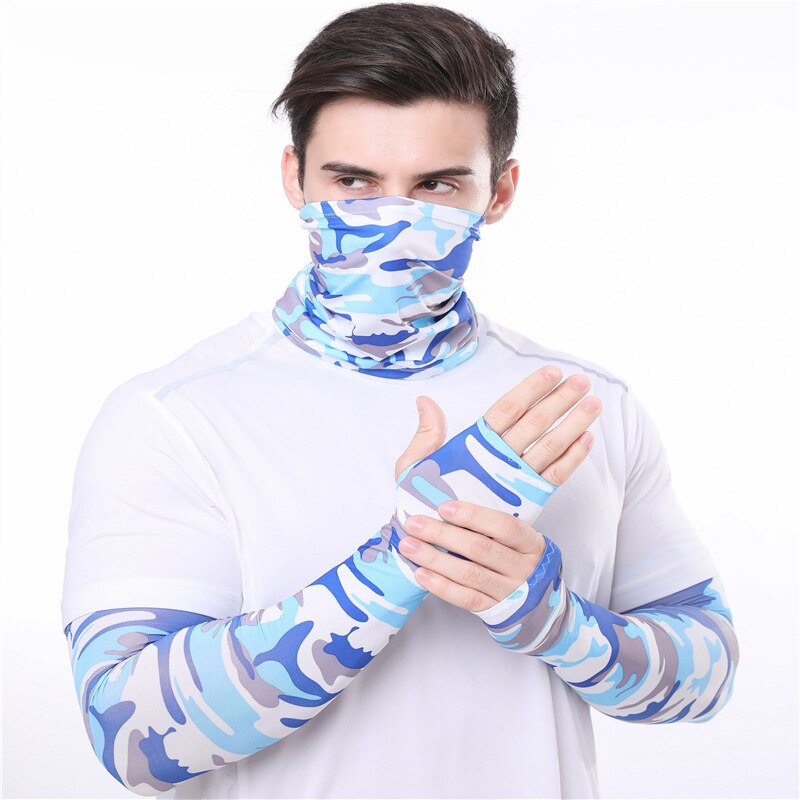 Unisex Bandana Face Cooling Arm Sleeves UV Protect... – Grandado