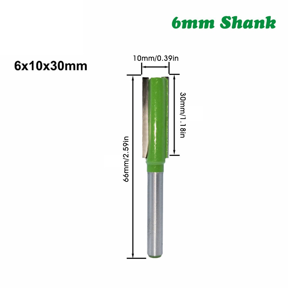 7Pcs/Set Flush Trim Bit 1/4" Shank Single/Double F... – Grandado