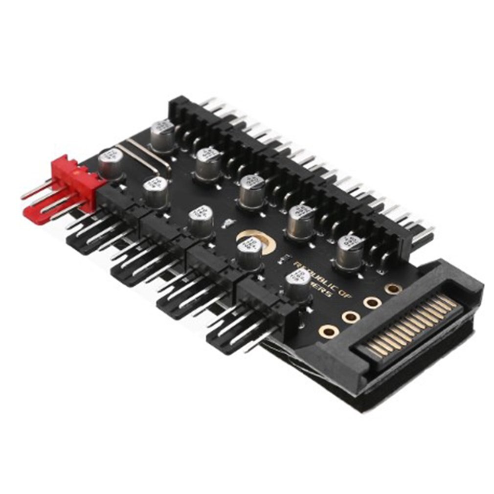 Pc 1 Tot 10 4Pin Cooling Fans Hub Splitter Kabel 1... – Grandado