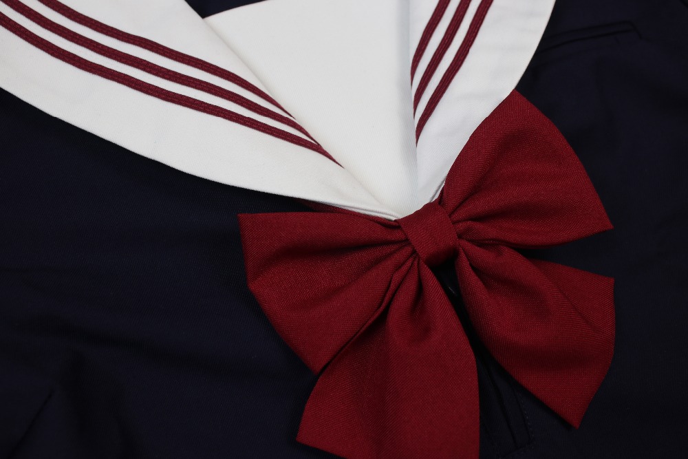 LOLITA UNIFORM SUITS RED 3 LINES Japanese JK UNIFO... – Grandado