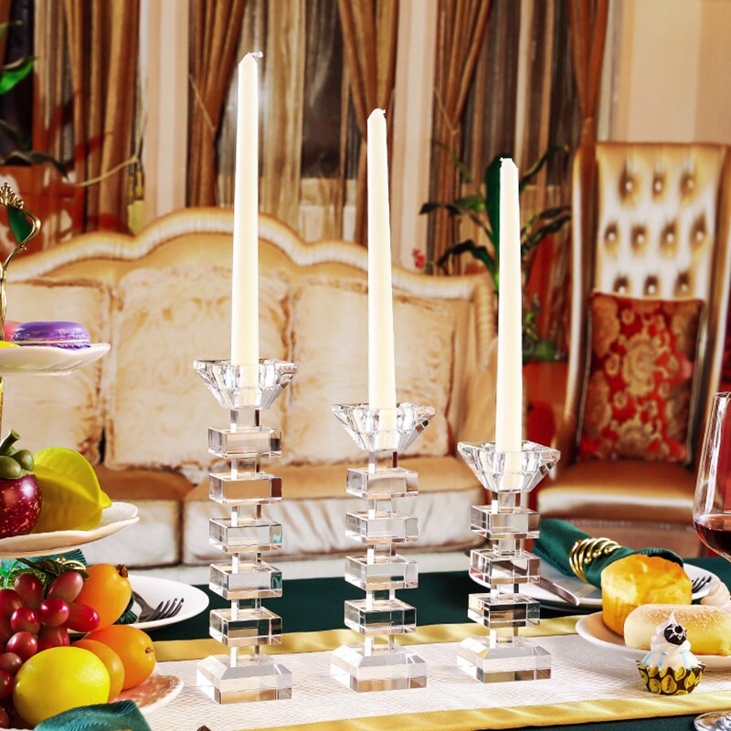 Europe Style Crystal Candlestick Religious Tealigh... – Grandado