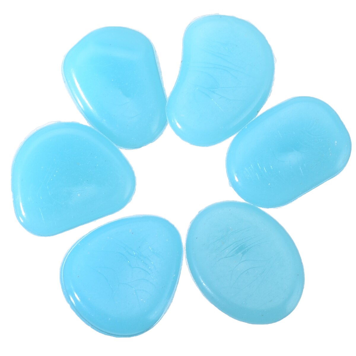 100pcs Blue Luminous Pebble Stones Gardening Aquar... – Vicedeal