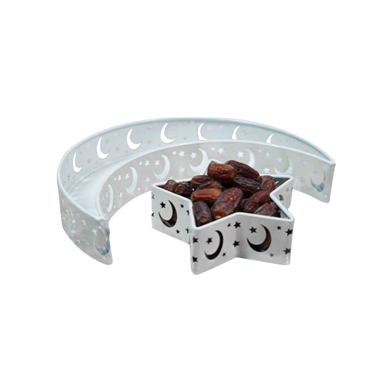 Eid Mubarak Moon Star Food Lade Servies Dessert Vo... – Grandado