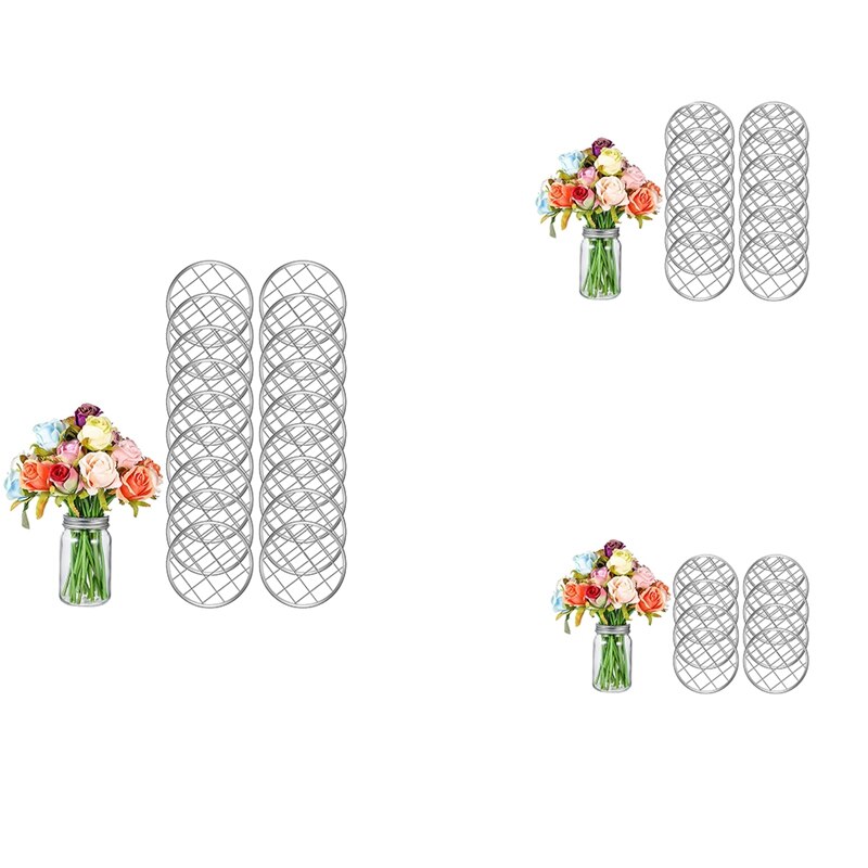 Lid Insert Metal Flower Frog Insert Flower Organiz... – Grandado