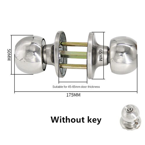 Drie-Bar Sferische Knop Lock Rvs Universele Deursl... – Vicedeal