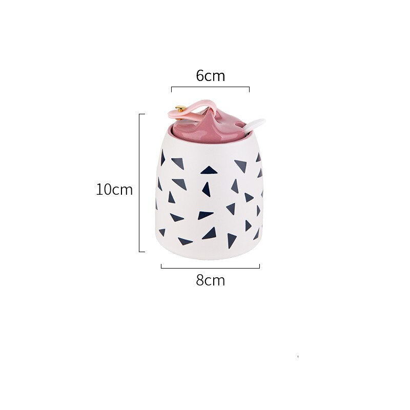 Nordic Style Ceramic Spice Jar Castor Home Kitchen... – Vicedeal