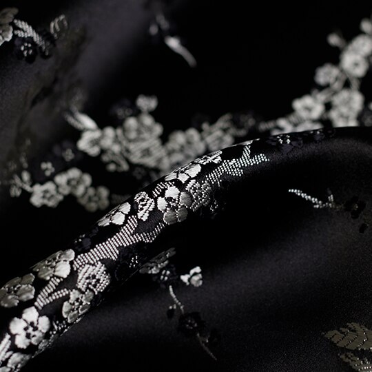 Pearlsilk Chinese Style's Cheongsam Black Plum Blo... – Vicedeal