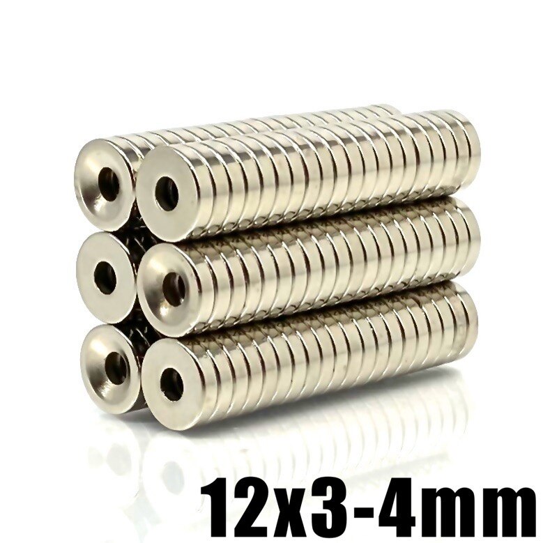 10/20/50/100/200/500Pcs 12X3 Gat 4Mm Ring Ronde ne... – Grandado