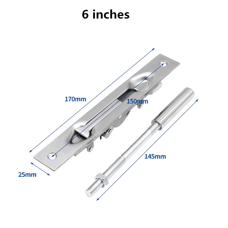 KK&FING 304 Fireproof Bolt Stainless Steel Squ... – Grandado