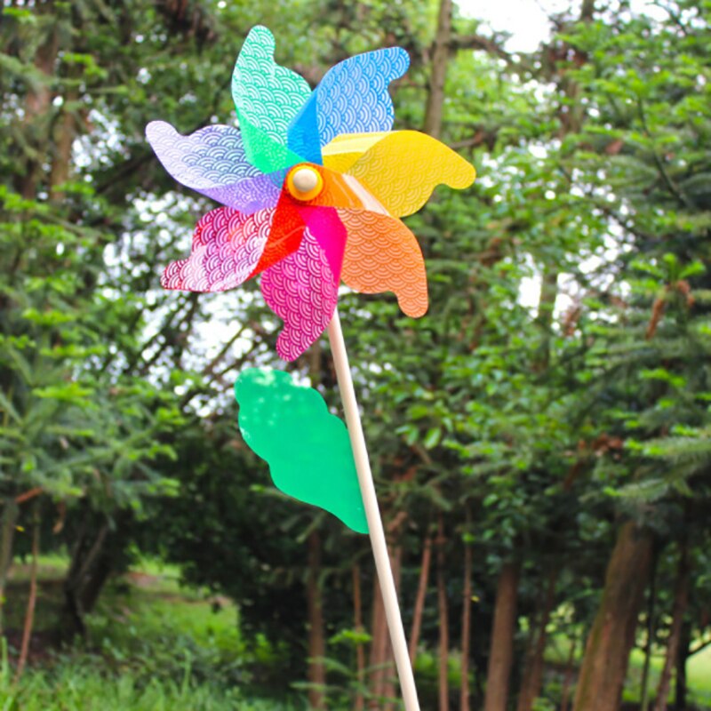 Hout Tuin Yard Party Camping Windmolen Wind Spinne... – Grandado