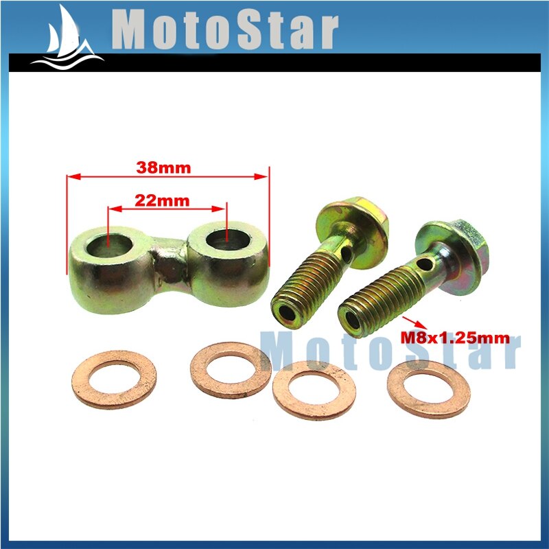 8mm Oil Cooling Pipe Line Jumper Banjo Set For YX ... – Grandado