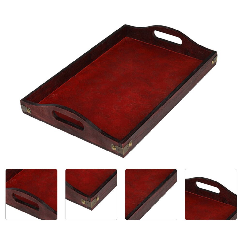 Practical Tray Wooden Teahouse Tray Food Holding T... – Grandado