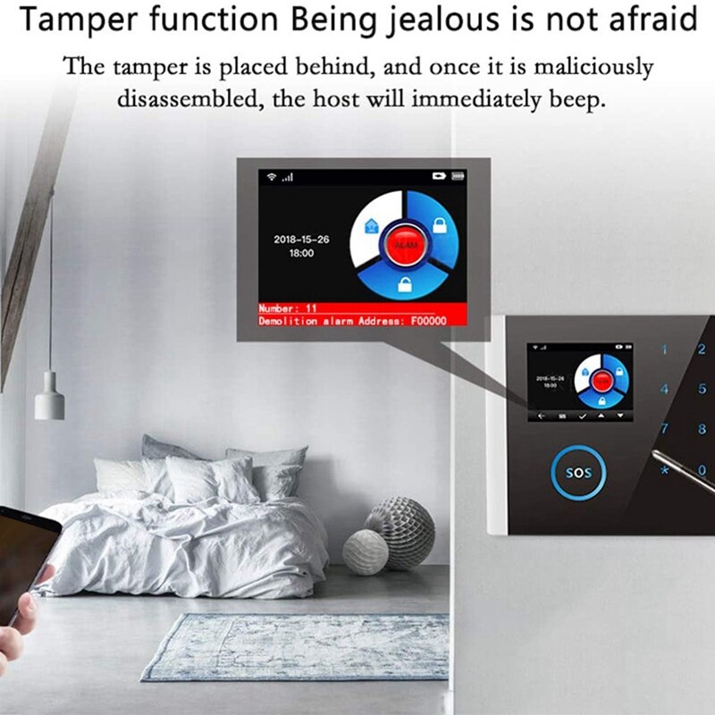 APP Control Wireless Home Security GSM Alarm Syste... – Grandado