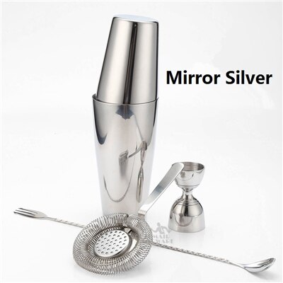 Cocktail Shaker Bar Set Rvs 4 Pcs Copper Plated Co... – Vicedeal