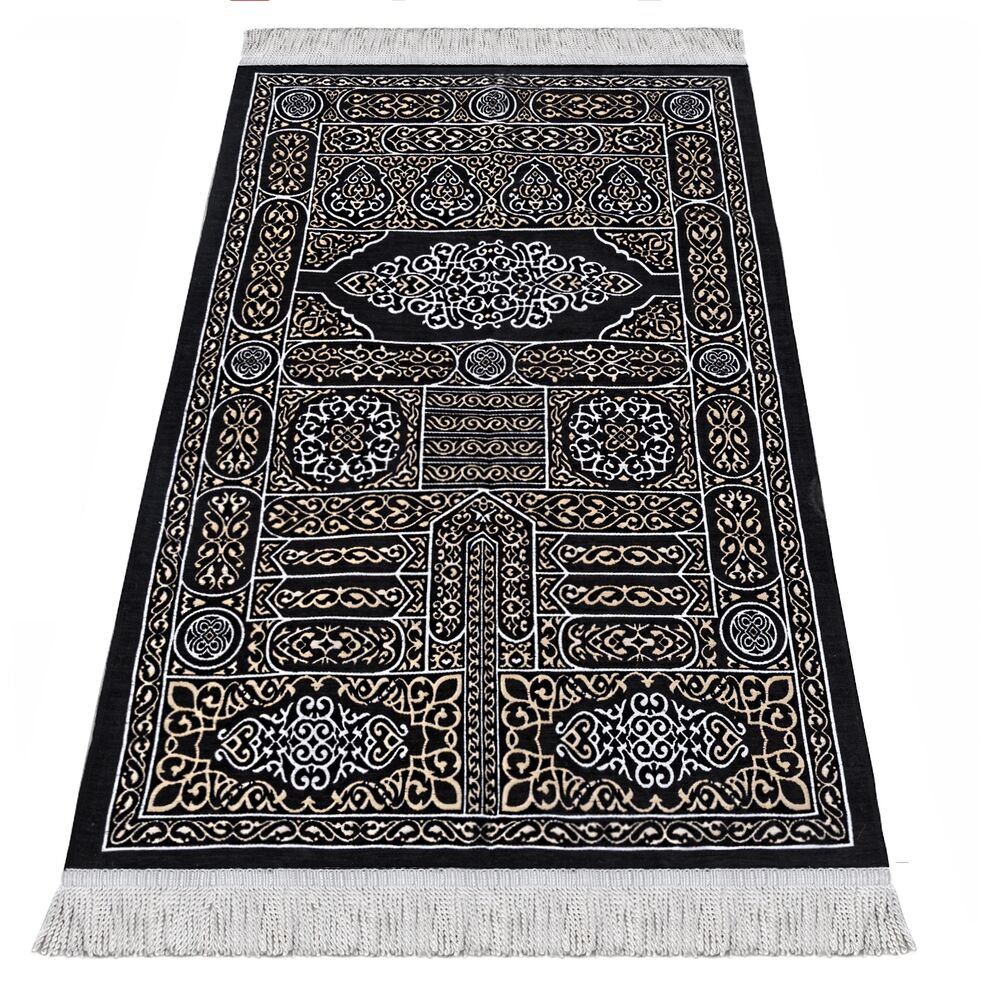 Muslim Prayer Rug Kaaba Gate Islamic Turkish Praye... – Vicedeal