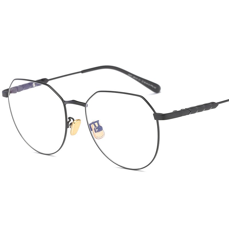 Polygon Student Glasses Frame Women Ultralight Pre... – Vicedeal