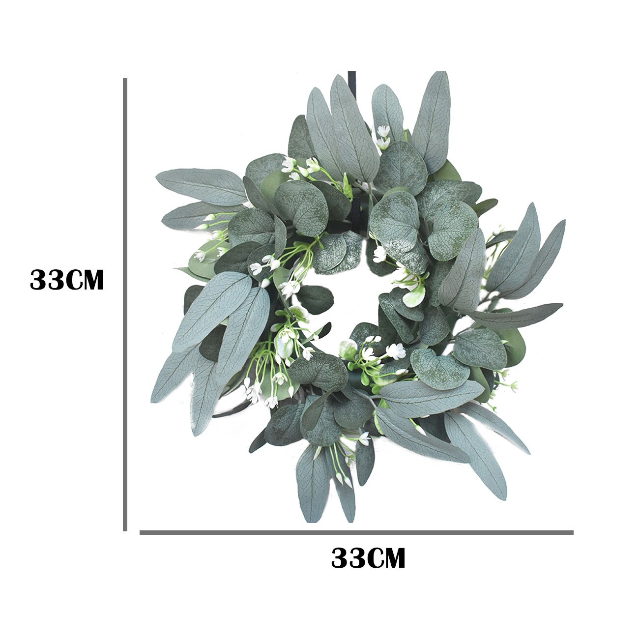 50CM manuel pâques couronne oeufs rotin couronne a... – Grandado