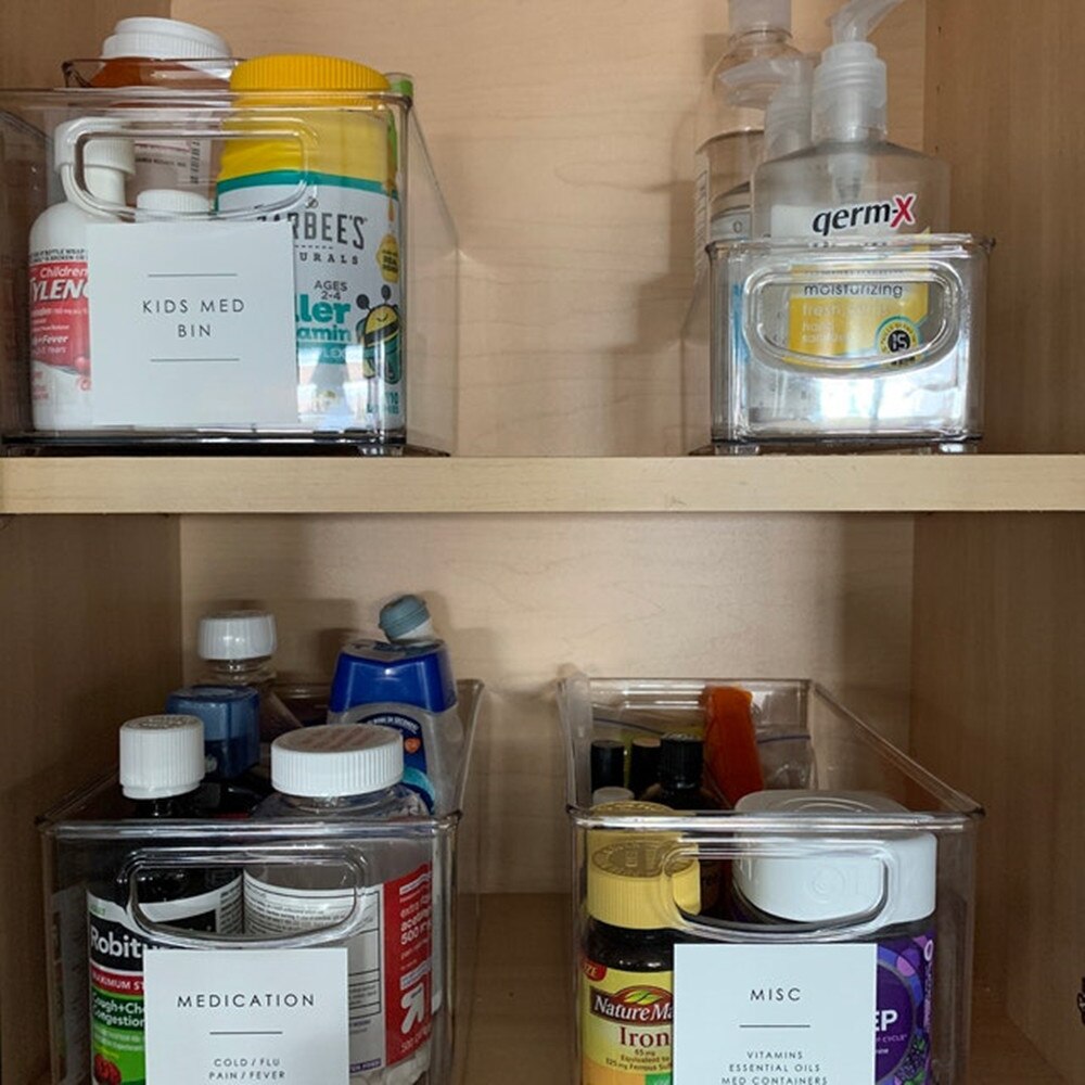 Custom Organization Labels for Storage Bins (Minim... – Vicedeal