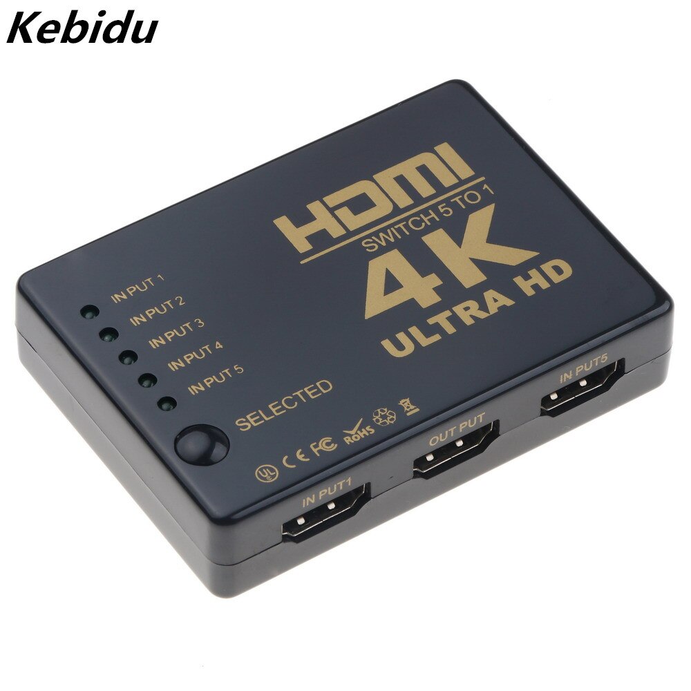 2K*4K wireless 5 in 1 out switching splitter remot... – Grandado