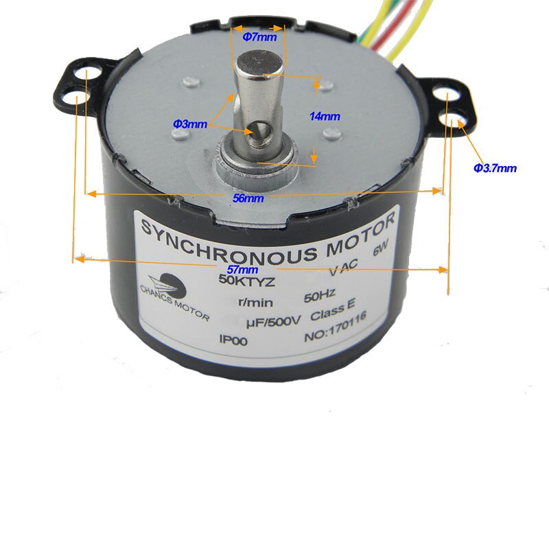 CHANCS AC Permanent Magnet Synchronous Motor 220V ... – Grandado