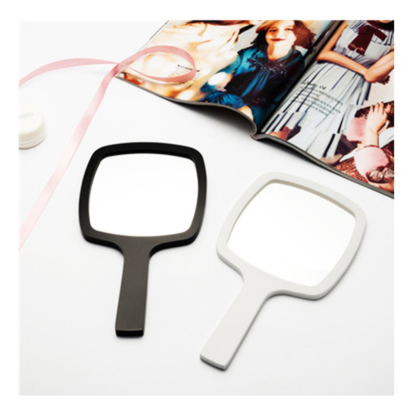 2 Colors Acrylic makeup Mirror Handheld Hair Dress... – Vicedeal