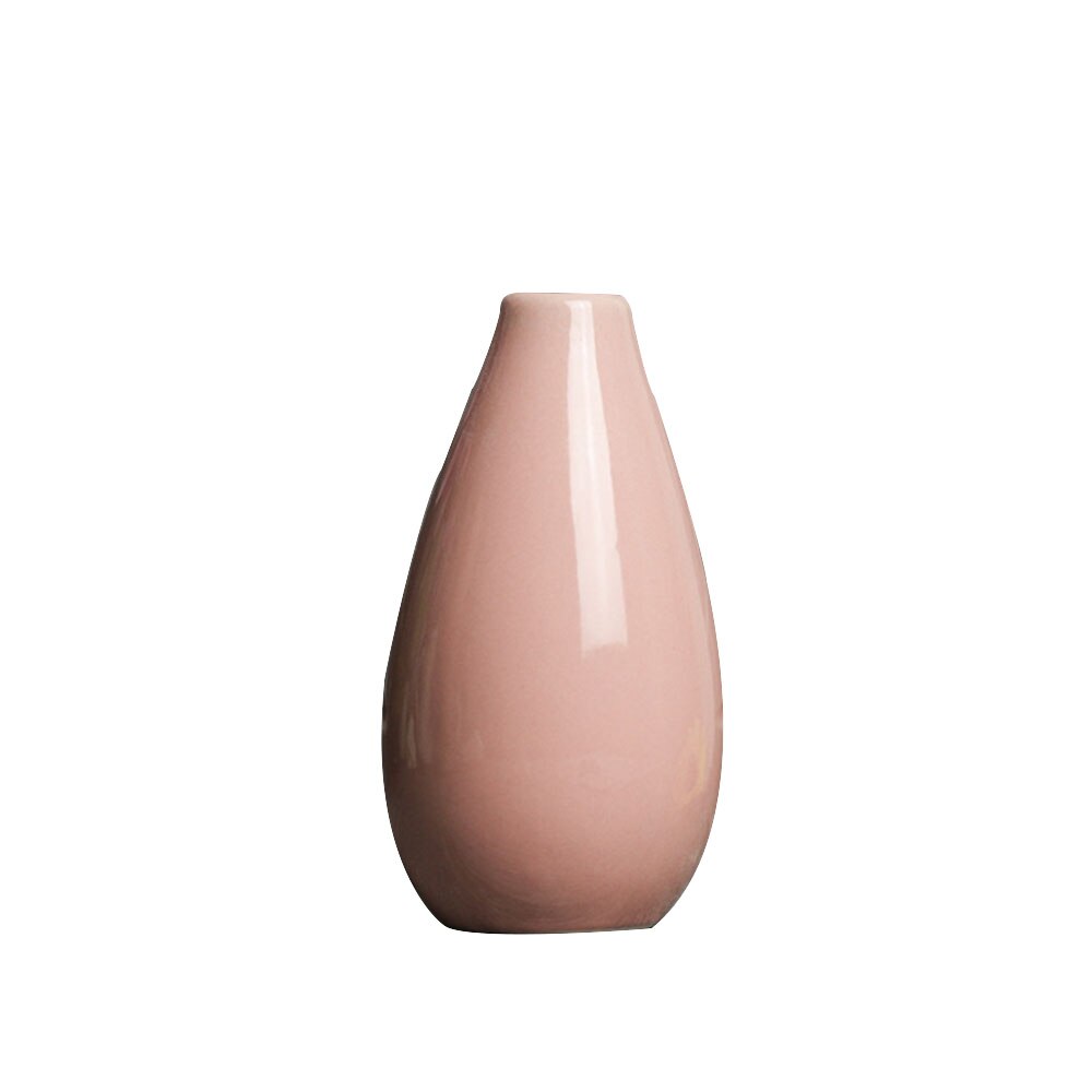 Mini Europe Home Smooth Ceramic Pottery Flower Pot... – Grandado