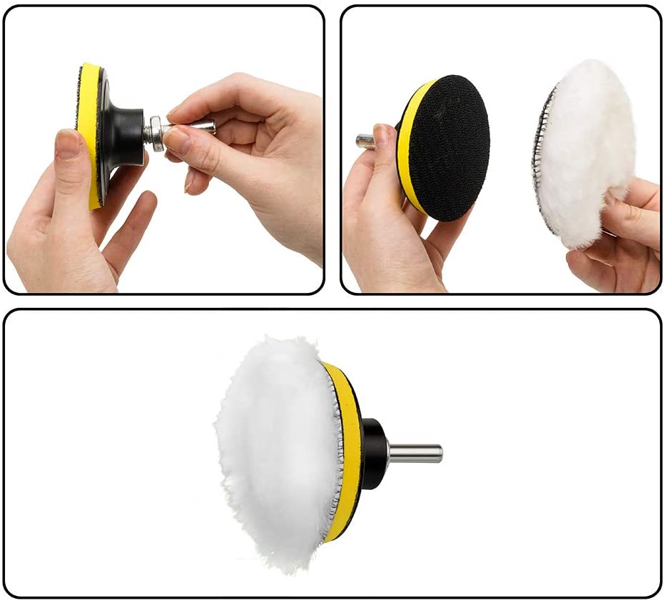Automotive Bubble Bit Polishing Pad Kit, 7 "Polish... – Grandado