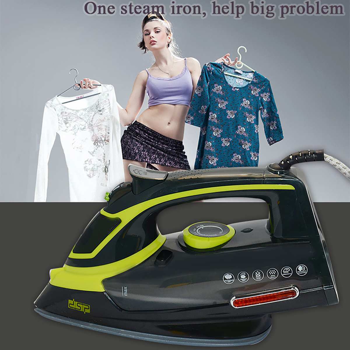Portable Electric Garment Iron Adjustable Steam Ir... – Grandado