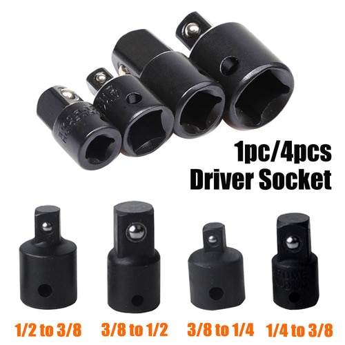 1/4 3/8 1/2 Drive Socket Adapter Converter Reducer... – Vicedeal