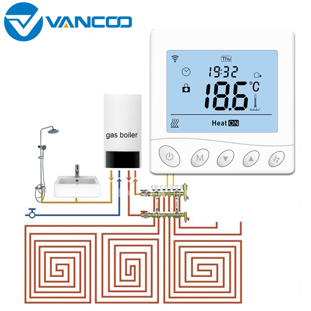 Vancoo Wi-FI Gas Boiler Thermostat 220V Smart Warm... – Vicedeal