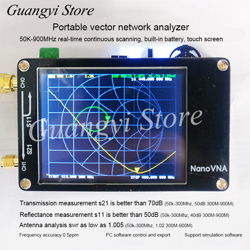 NanoVNA Vector Network Analyzer Antenne Analysator... – Vicedeal