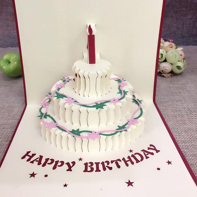 1pcs Wedding Cake Folding With Year Birthday Handc... – Vicedeal