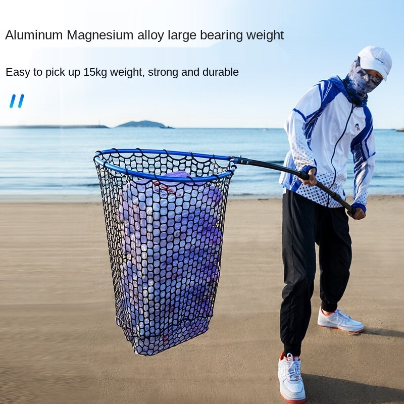 Big Fish Sea Fishing Net Lura Hand Net Aluminium A... – Grandado