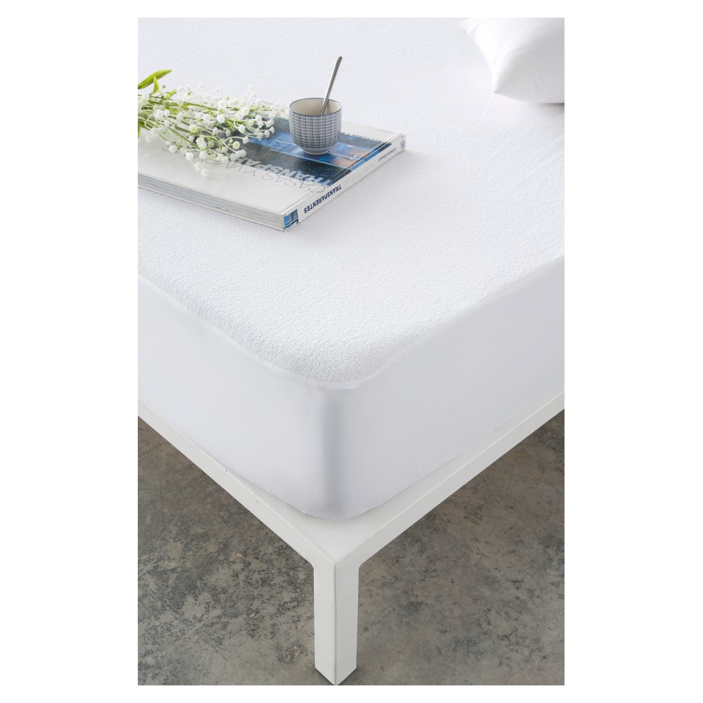 Matras Protector Naturals Witte Dubbele (135X190/2... – Vicedeal