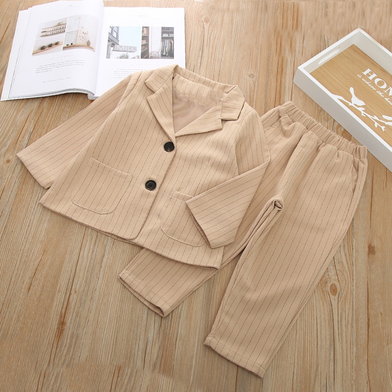 12M-8Y School Suits for Baby Girls Plaid Jackets K... – Grandado