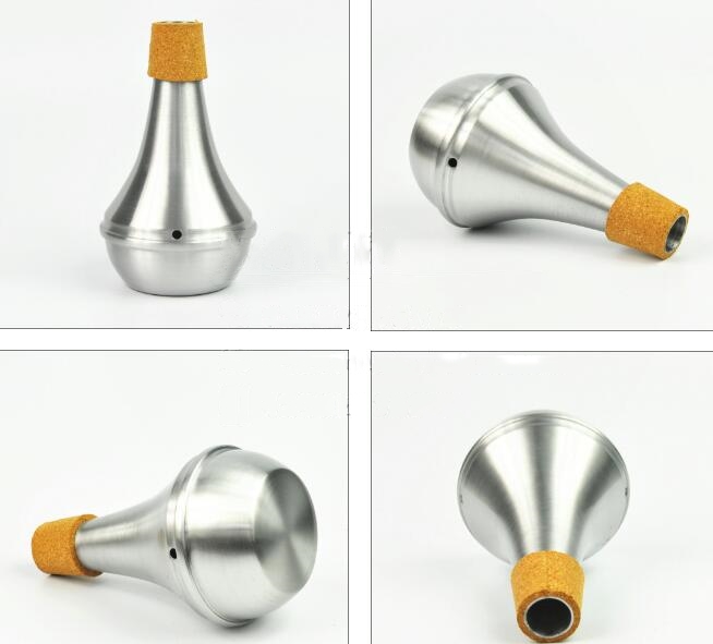 aluminum Trumpet Mute silver plated Musical instru... – Vicedeal