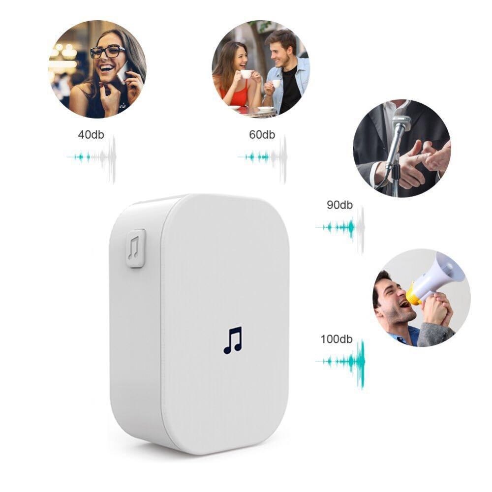 Intelligent Wifi Wireless Doorbell Home Welcome Do... – Vicedeal