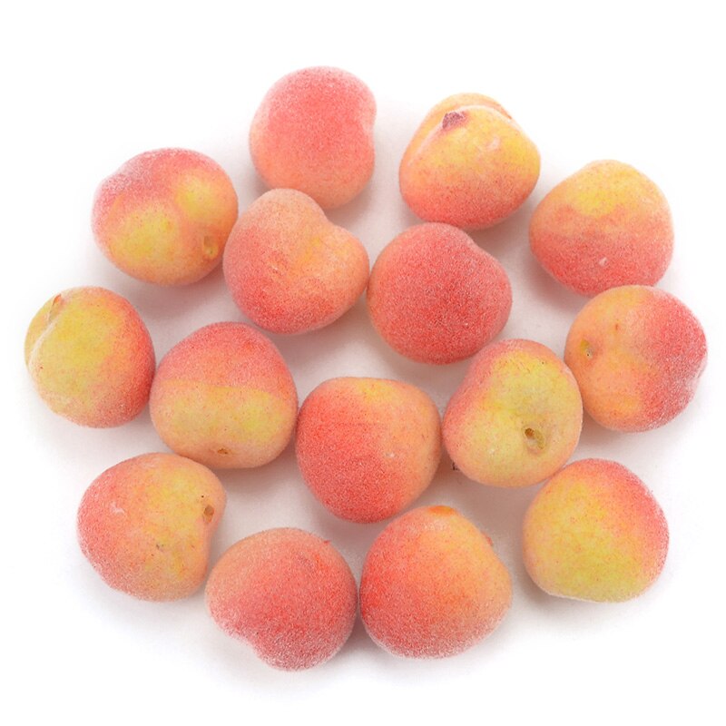 20Pcs Artificial Mini peaches Plastic Fruit house ... – Vicedeal