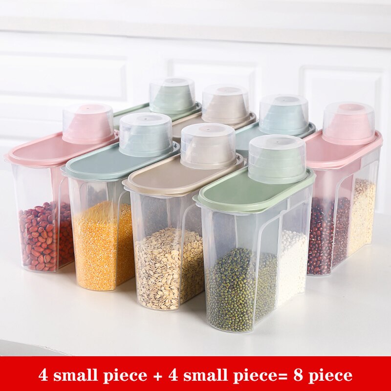 PP Food Storage Box Plastic Clear Container Set wi... – Grandado