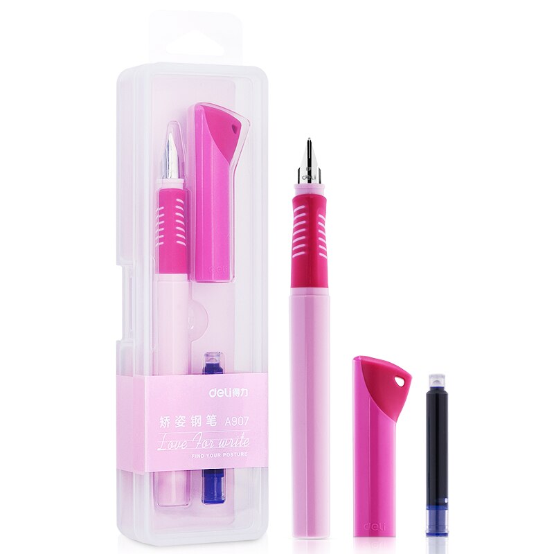 DELI 0.38mm EF Fountain Pen Erasable Blue School O... – Grandado