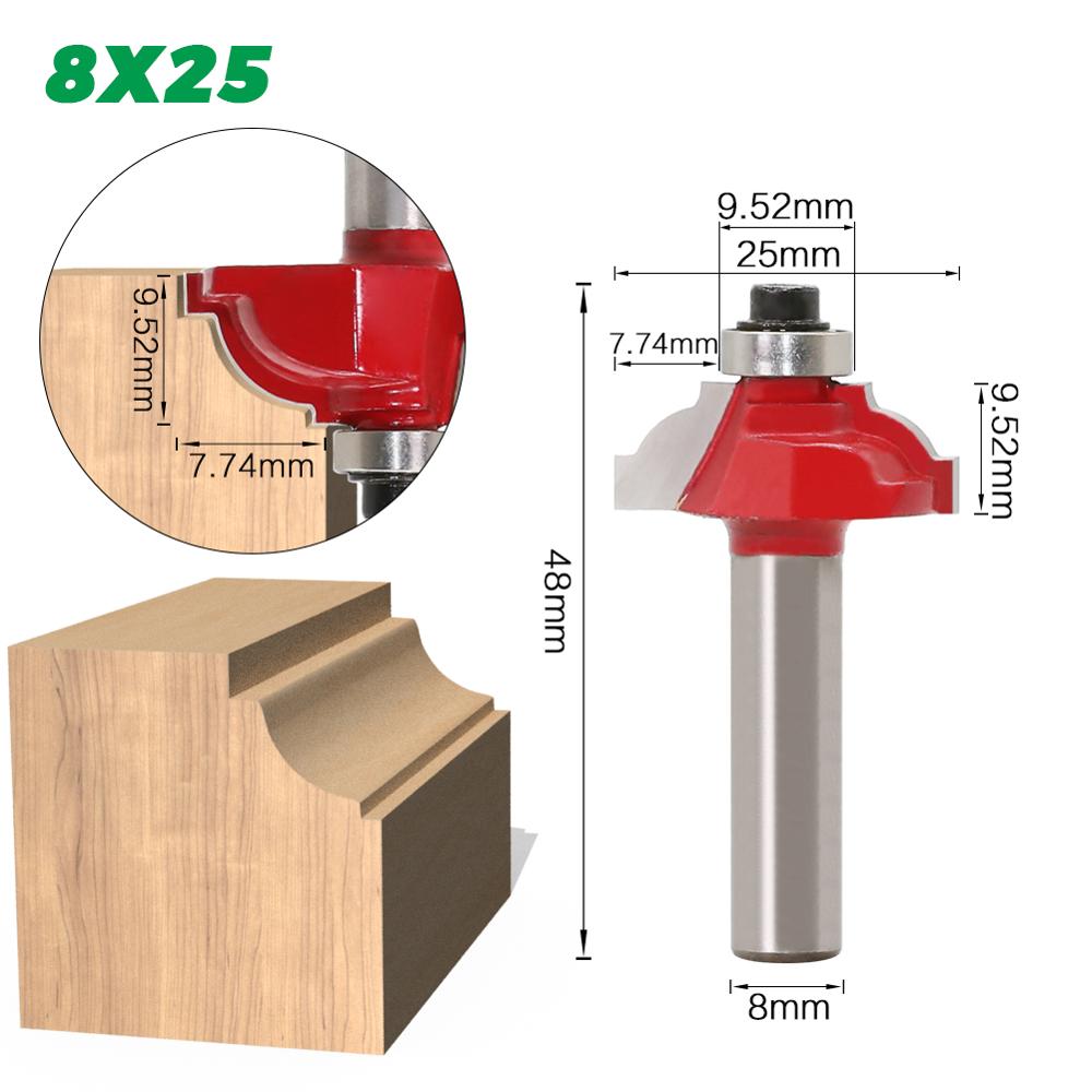 1pcs 8mm Schacht hout router bit Rechte frees trim... – Grandado