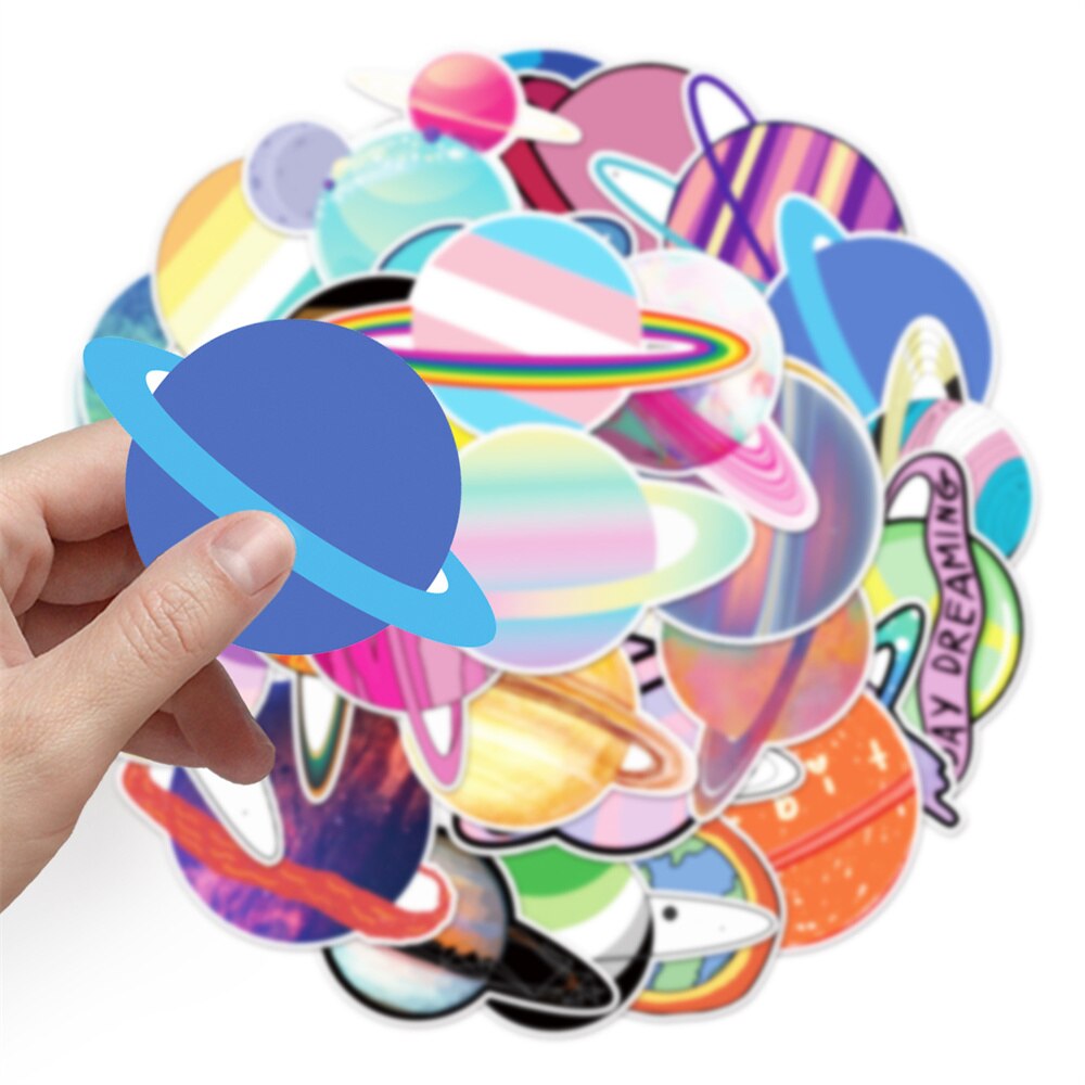 10/30/50Pcs Ruimte Diy Planeet Sticker Notebook Tr... – Vicedeal