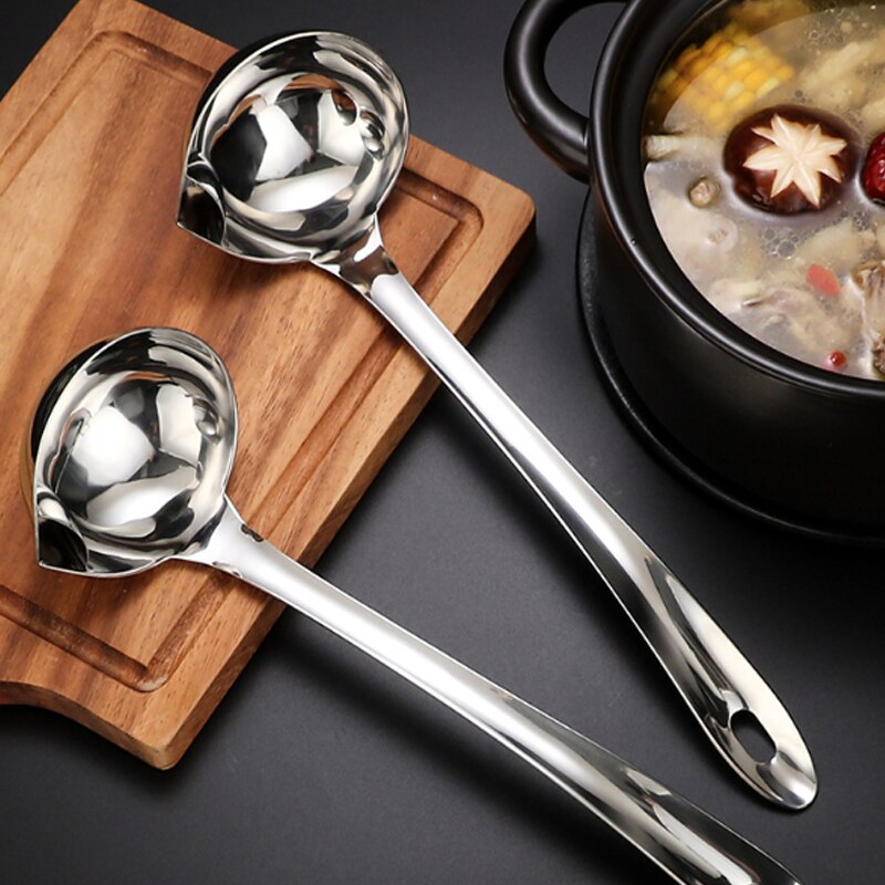 Kitchen Accessories Stainless Steel Oil Spill Spoo... – Grandado