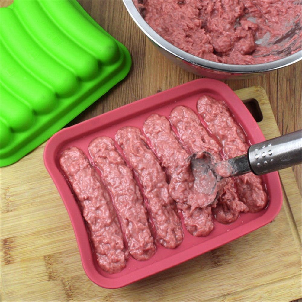 DIY Sausage Making Mold Silicone Burger Dog Maker ... – Grandado